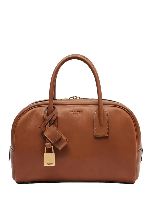 Saint Laurent Sac De Jour Boston Small Leather Tote - Brown