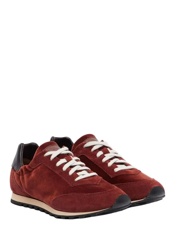 Le Monde Beryl Slim Runner Sneakers - Burgundy