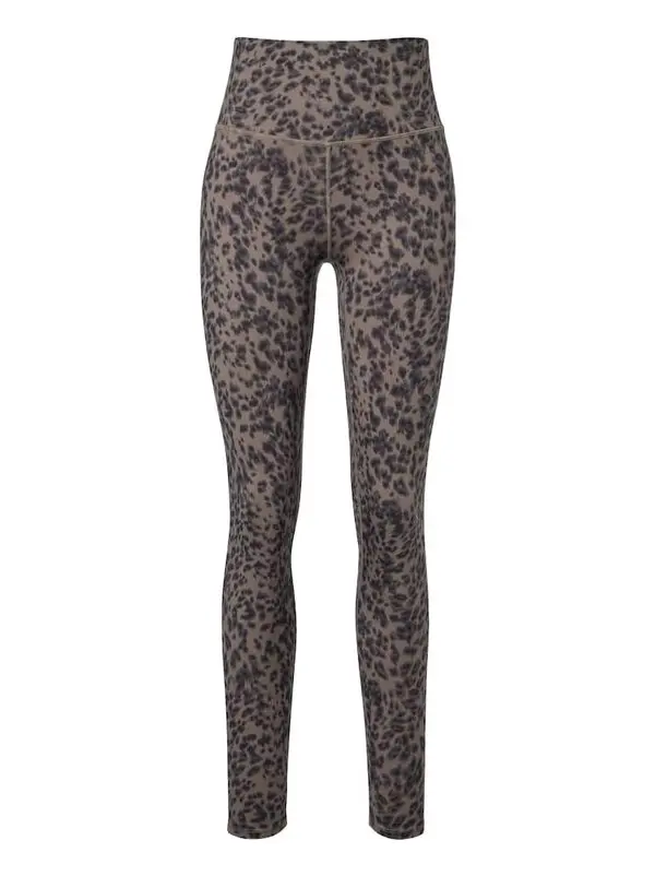 Varley Cheetah-print High-rise Leggings - Brown