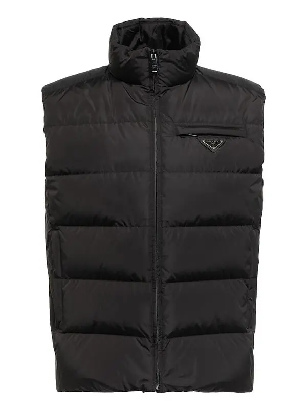 Prada Re-nylon Padded Vest - Black