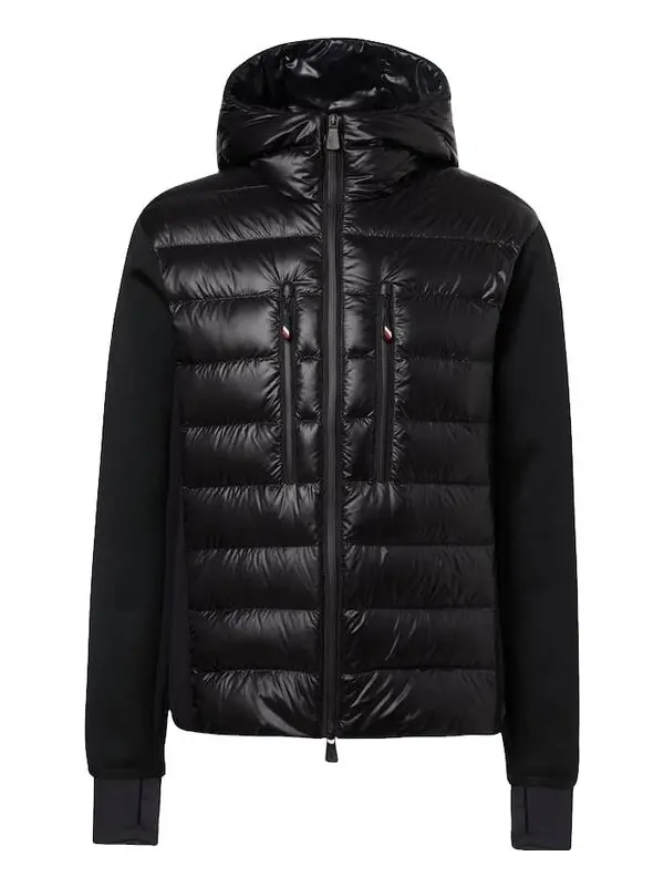Moncler Down-paneled Jacket - Black