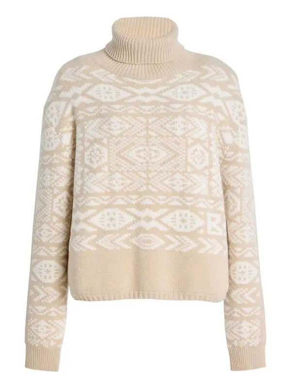 Bogner Nadin Wool Turtleneck Top - Ivory