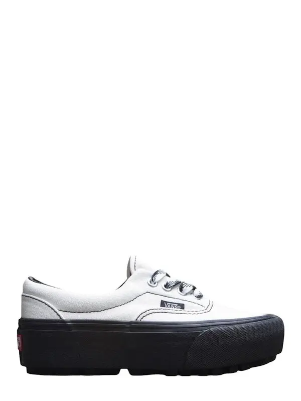 VANS Era Lug Platform Sneakers - White/black