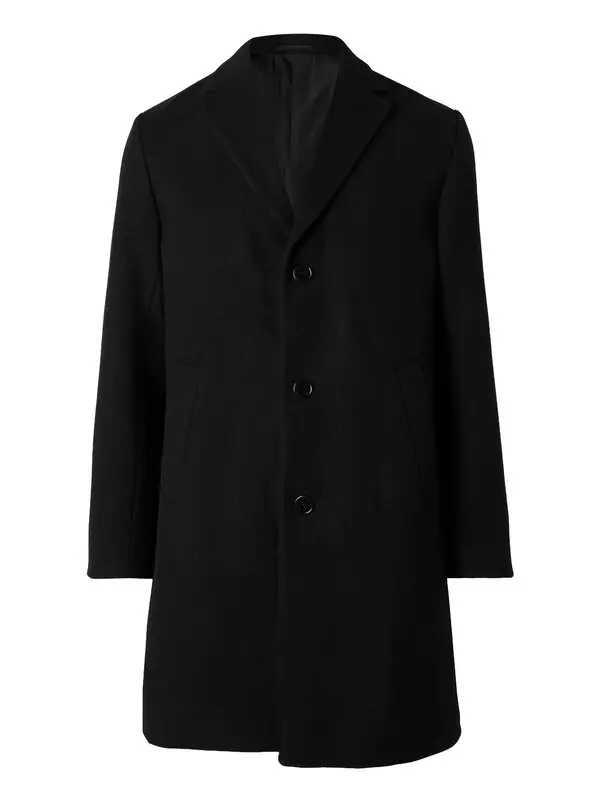 Nn07 Austin 8225 Virgin Wool-blend Coat - Black