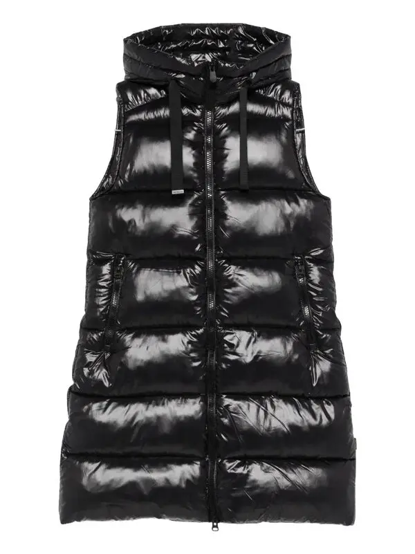 SAVE THE DUCK Iria Hooded Vest - Black