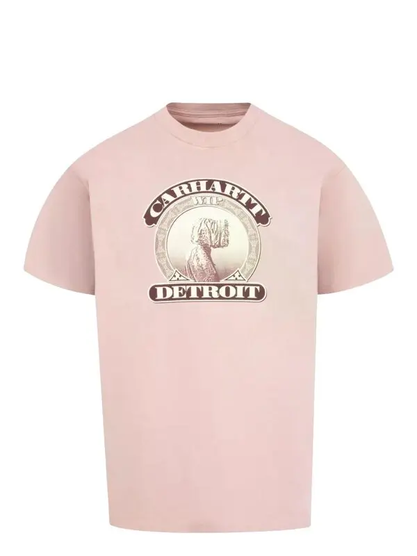 Carhartt Work In Progress S/s Cold World T-shirt - Pink
