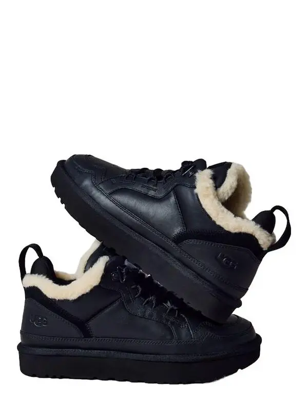 UGG Lowmel Leather Sneaker - Black