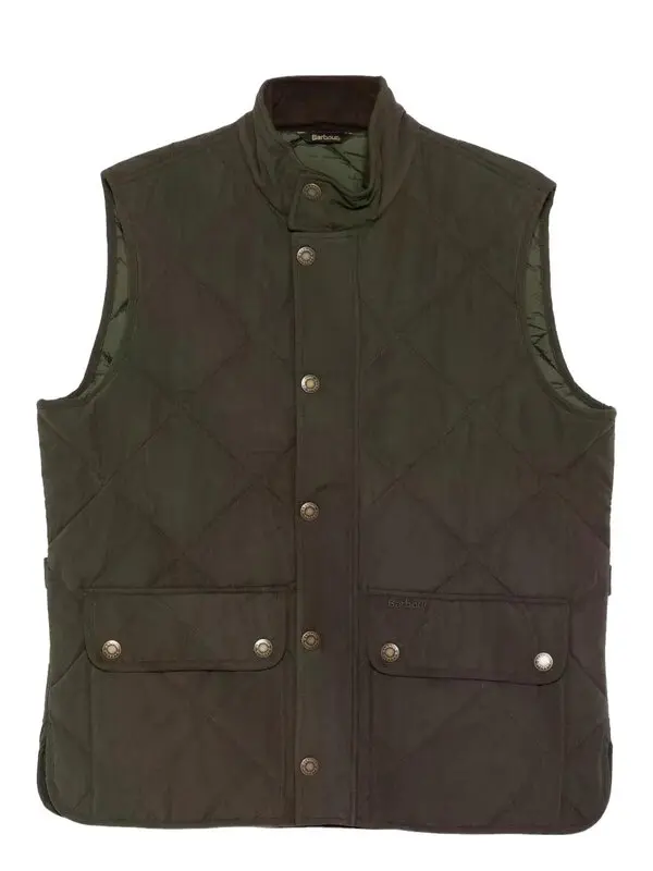 Barbour Quilted Pocketed Gilet - Green