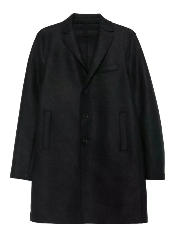 Harris Wharf London Notched-lapel Wool Coat - Blue