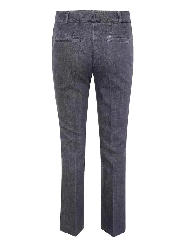 KILTIE Pressed-crease Jeans - Grey