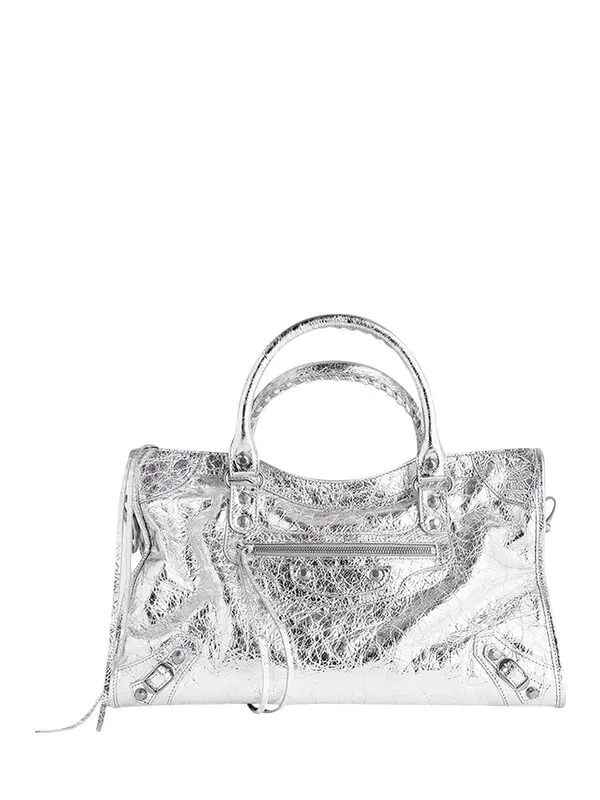 Balenciaga Le City Bag - Silver