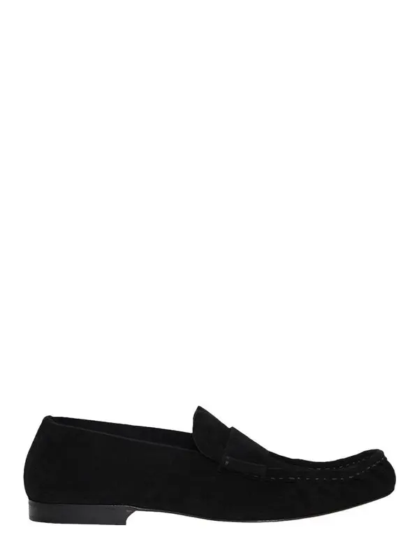 THE ROW Soft Mocassin - Black