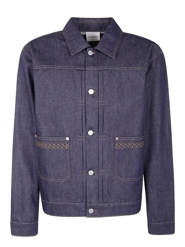 Drole De Monsieur La Veste Denim Brut Jacket - Blue