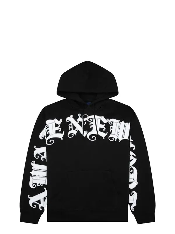 AWAKE NY Old English Hooded Sweatshirt - Black