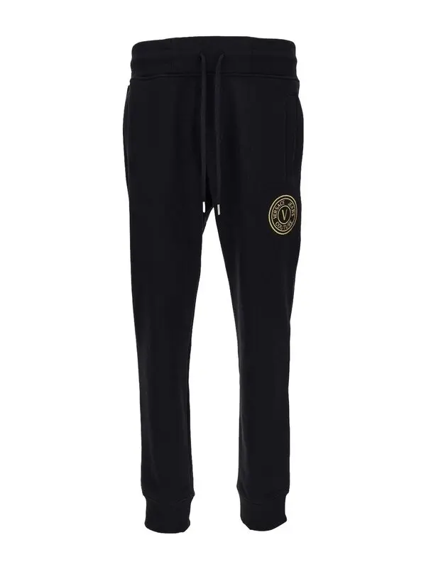 Versace Logo Sweetpants - Black