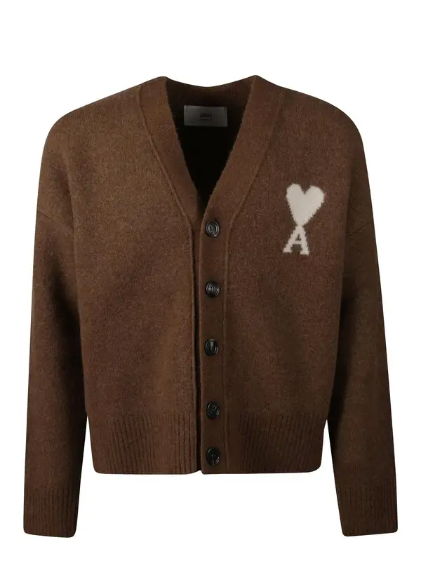 Ami De Coeur Cardigan - Brown