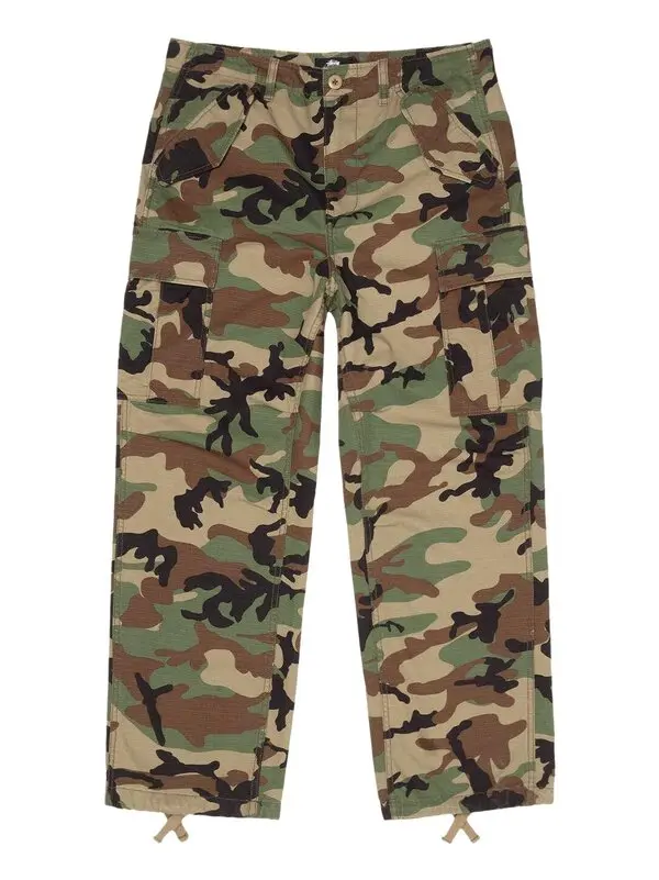 StÜssy Woodland Camo Cargo Pant - Brown