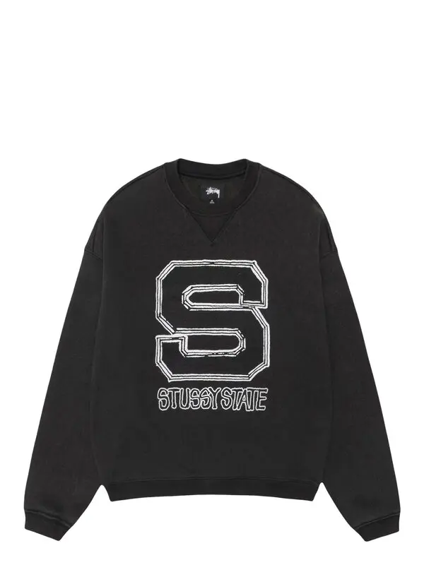 StÜssy State Crewneck - Black
