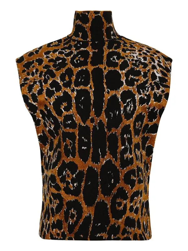 Alaïa Leo Top - Black