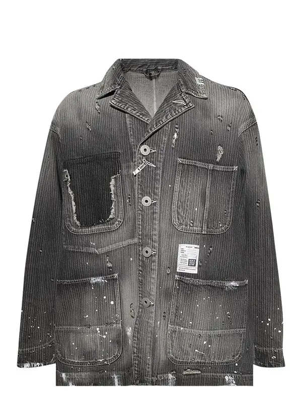 Mihara Yasuhiro Aged Chore Jacket - Black