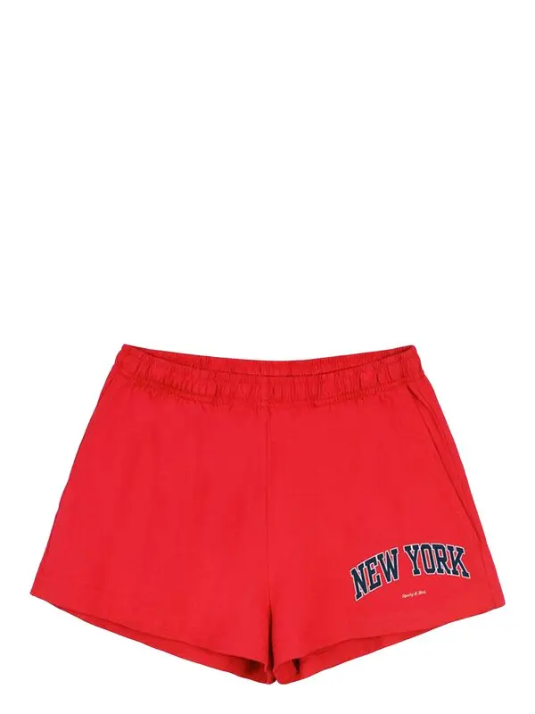 SPORTY & RICH New York Ivy Disco Short - Red