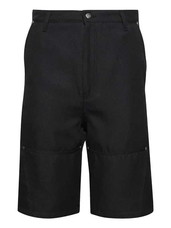 Rhude Reza Double Knee Baggy Short - Black