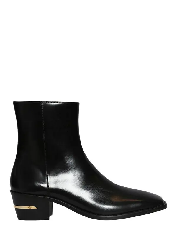 Amiri Metallic Heel Boot - Black