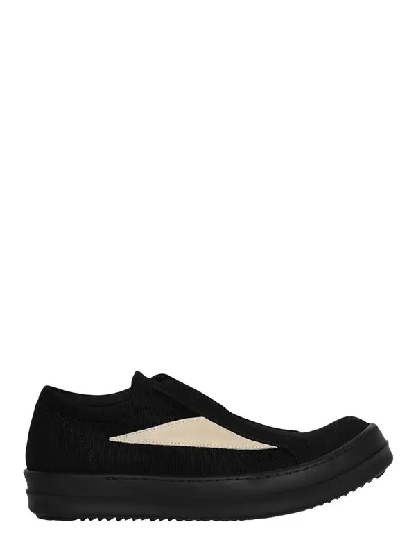 Rick Owens Concordians Laceless Vintage Sneakers - Black