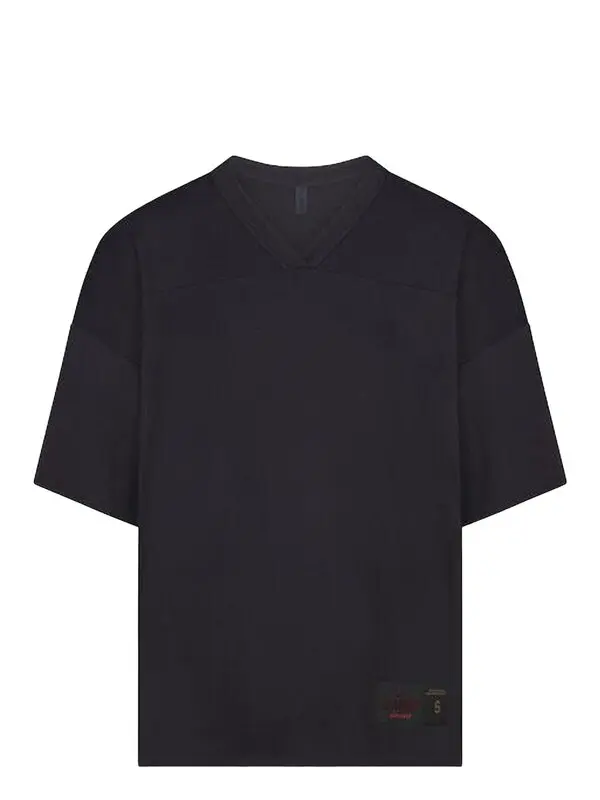 NIKESKIMS Airy V-neck Oversized Top - Black