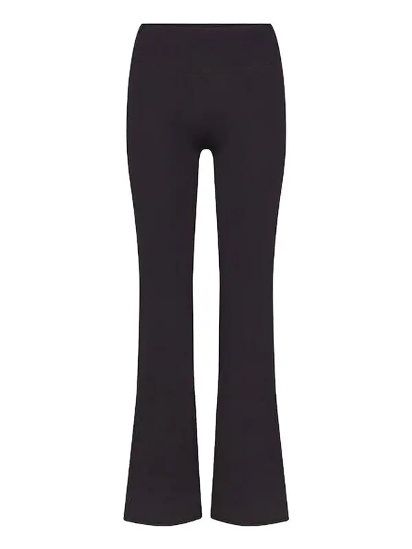 NIKESKIMS Matte Slim Flare Legging 'obsidian - Black