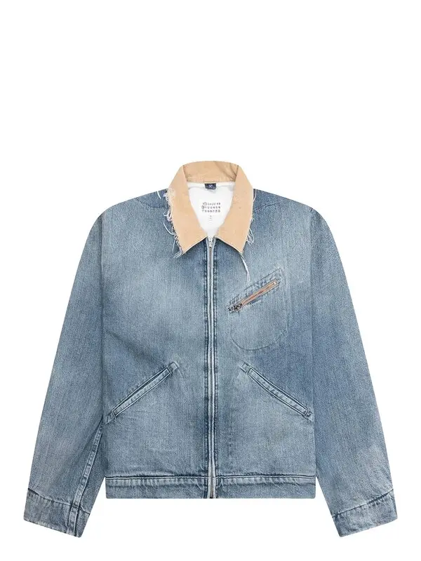 MAISON MARGIELA Denim Sports Jacket - Blue