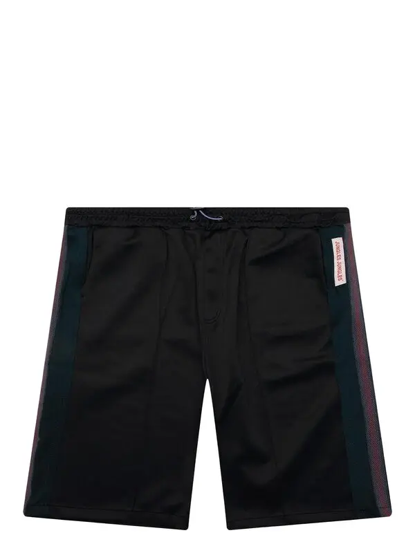 JUNGLES Weave Panel Shorts - Black