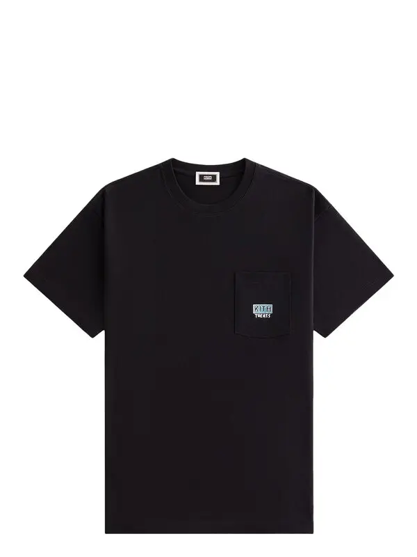 Kith Treats Swirling Live Tour Vintage Pocket Tee - Black