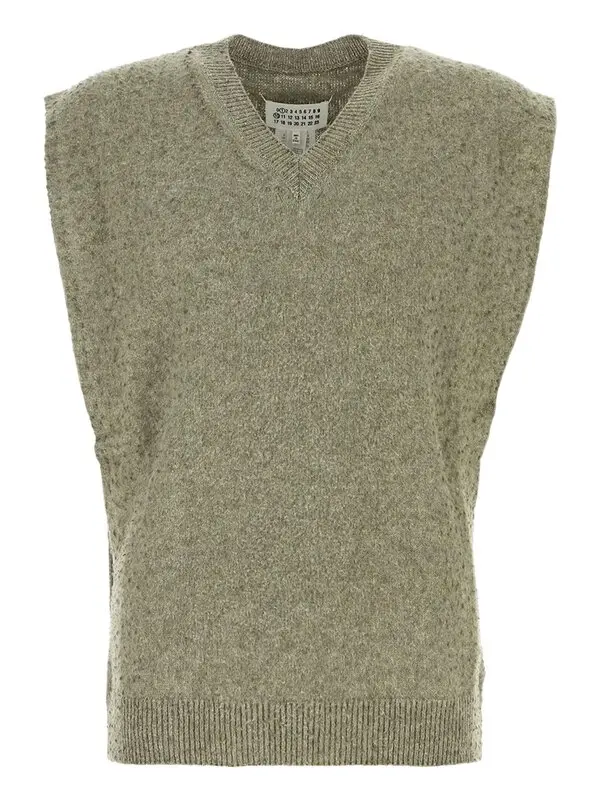 MAISON MARGIELA Fine Knit Cardigan - Green