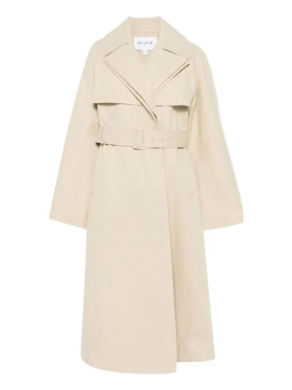 Alaïa Trench Coat - Tan