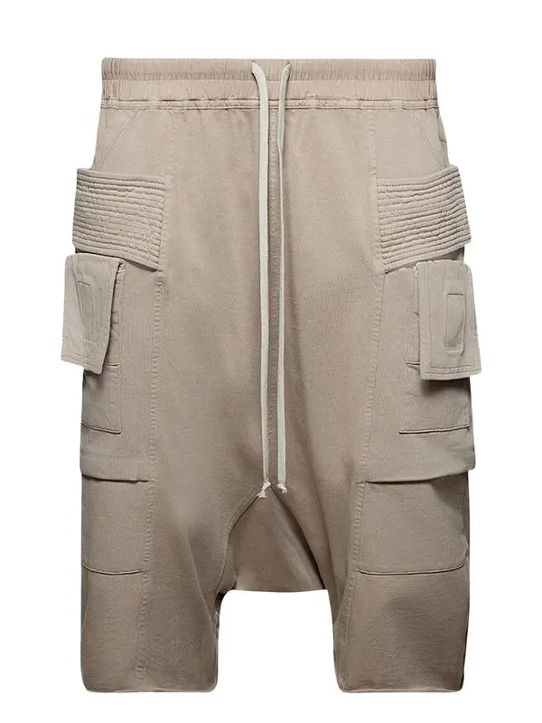 Rick Owens Crotch Cargo Pods Pants - White