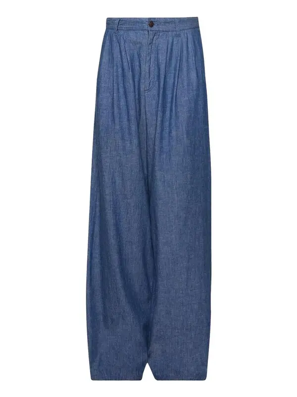 THE ROW Rufos Pant - Blue
