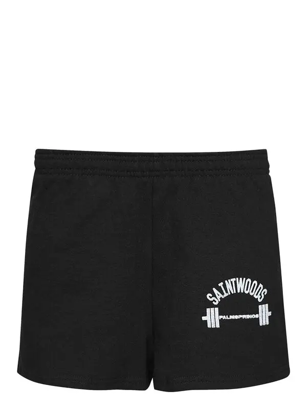SAINTWOODS Short Shorts - Black