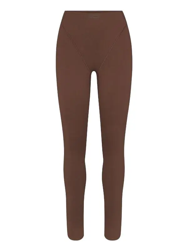 NIKESKIMS Matte V-line 26" Legging 'dark Sepia - Brown
