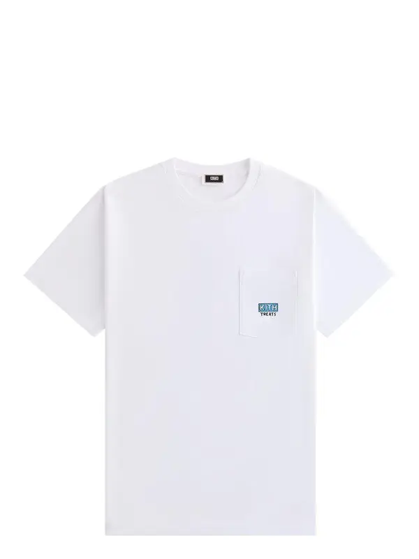 Kith Treats Swirling Live Tour Vintage Pocket Tee - White