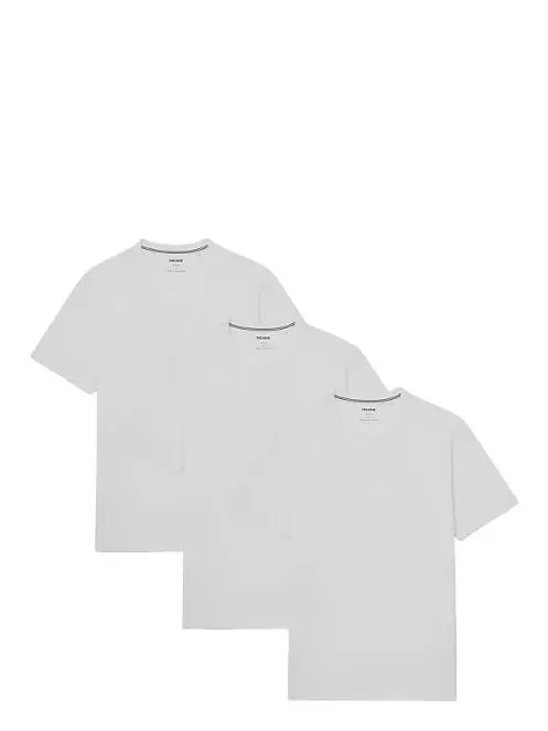 REISS Flex Set Of Two Stretch-jersey T-shirts Xxl - White