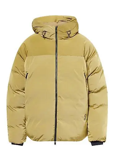On Reflective-logo Puffer Jacket - Nutmeg