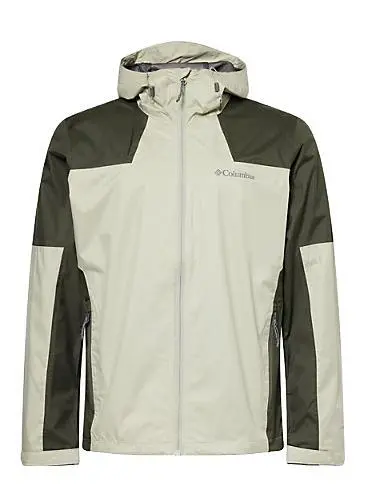 Columbia Inner Limits Hooded Shell Jacket - Safari Greenscape