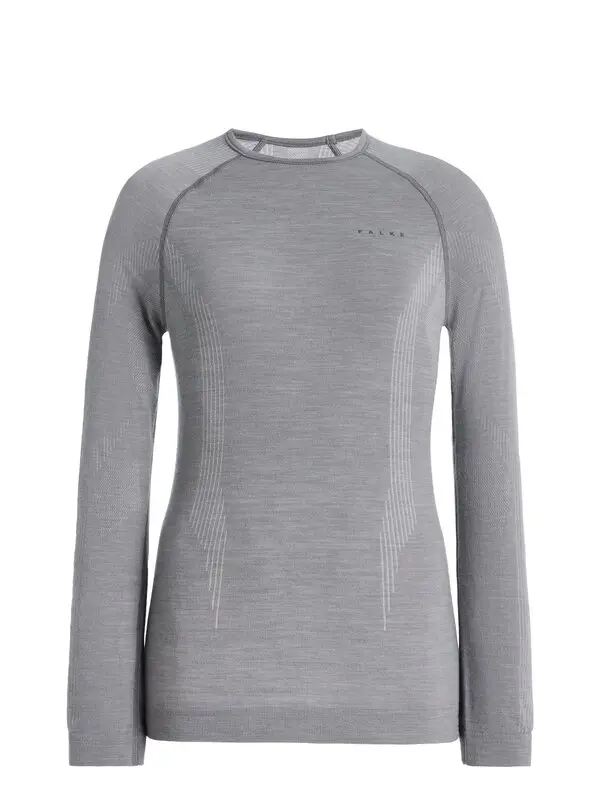 Falke Thermo Base Layer Ski Top - Grey