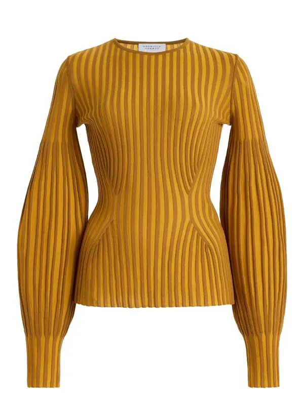 Gabriela Hearst Thalassa Wool Sweater - Yellow