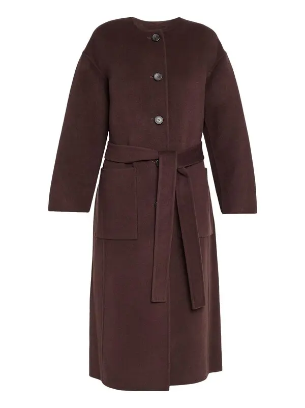 Ulla Johnson Fernanda Double-face Wool Coat - Sable