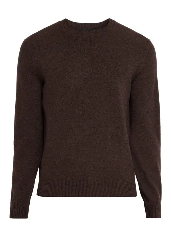 Theory Hilles Cashmere Crewneck Sweater - Brownwood