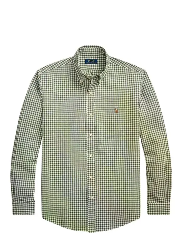 Polo Ralph Lauren Gingham-check Button-up Shirt - Green