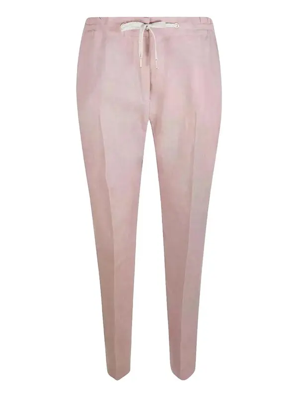 Eleventy Elasticated-waistband Trousers - Pink