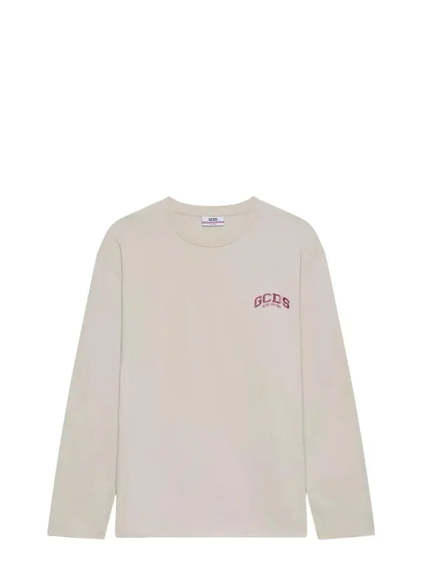 Gcds Long-sleeved T-shirt - Neutrals